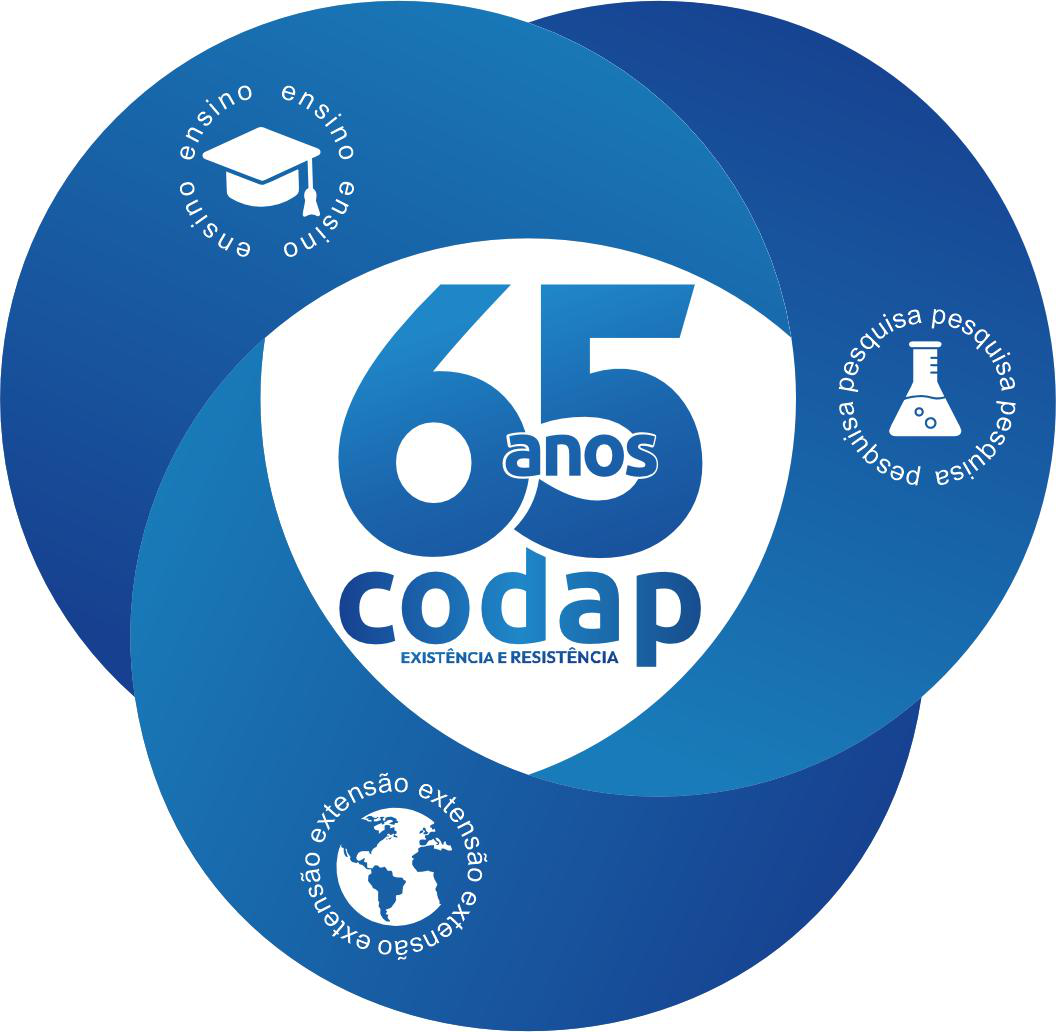 Portal UFS - Identidade visual do CODAP em comemoração aos seus 65 anos